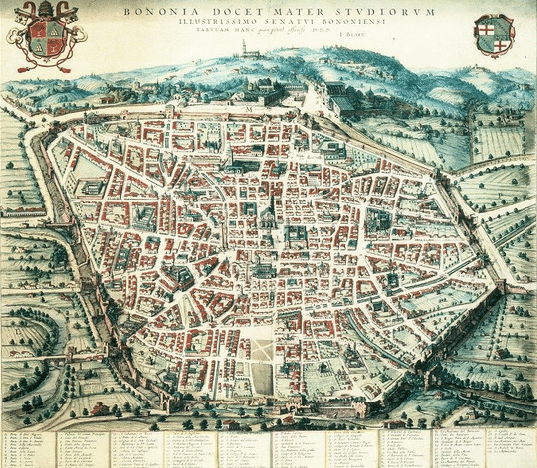Zagnoni Laura Bologna Map